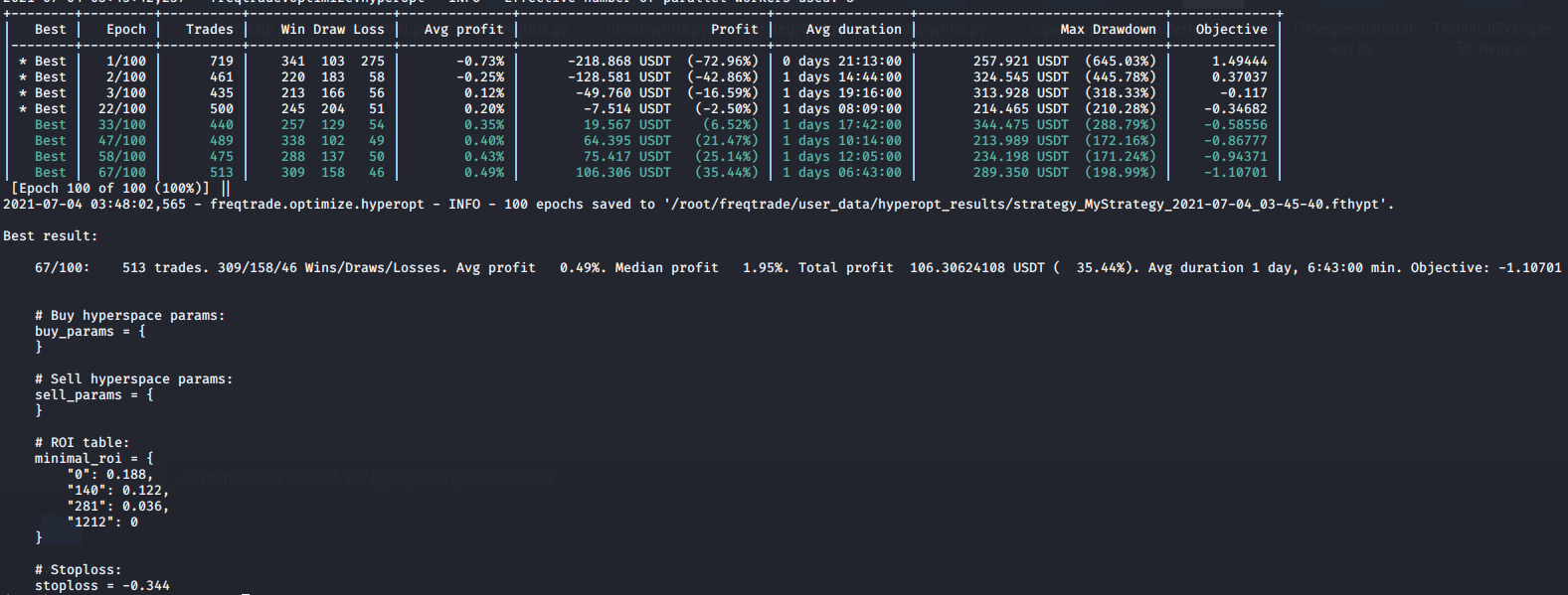 [TUTO] Improve your freqtrade bot with hyperopt botcrypto | le blog